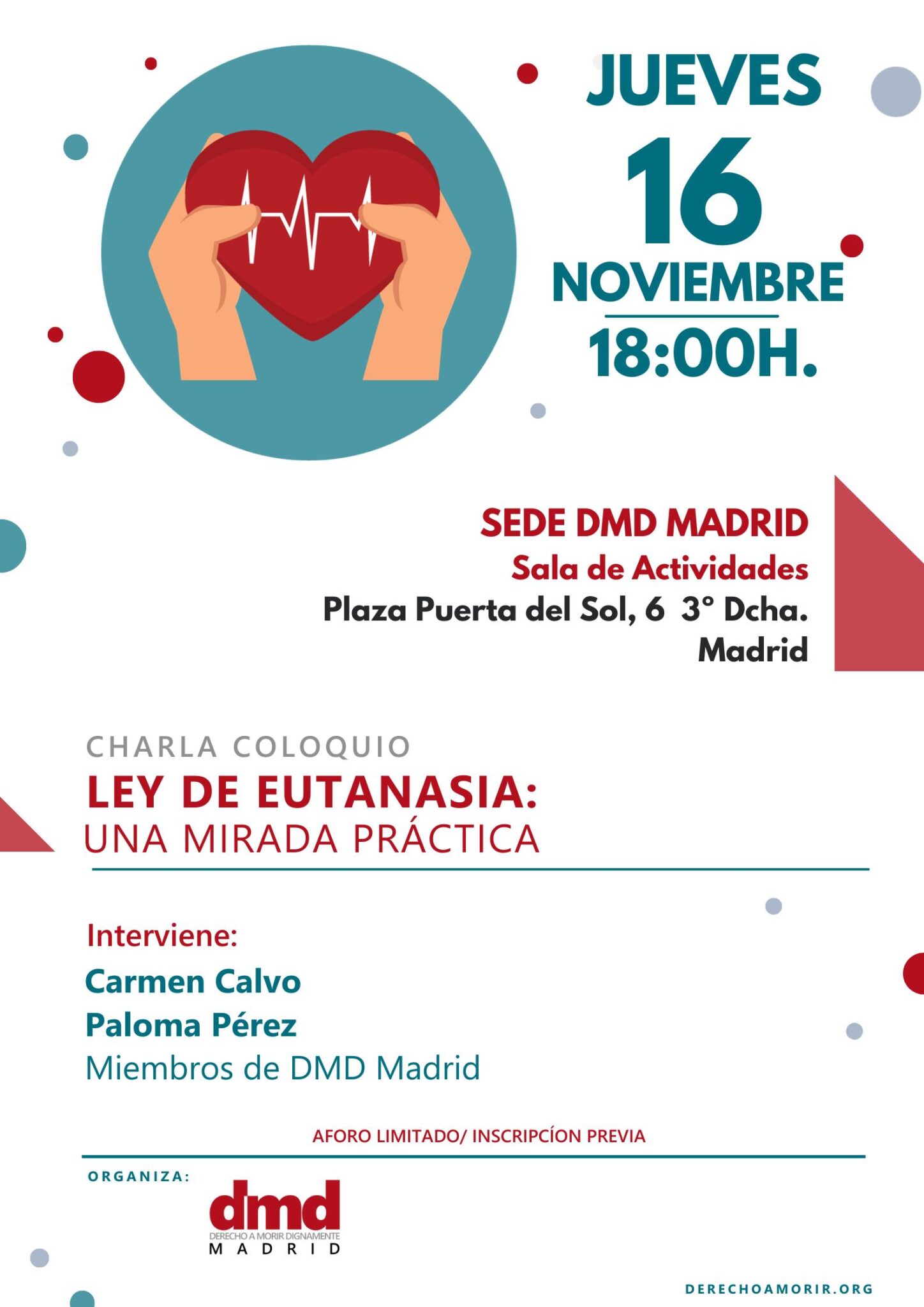 Charla-coloquio: Ley de eutanasia, una mirada práctica | Derecho a ...