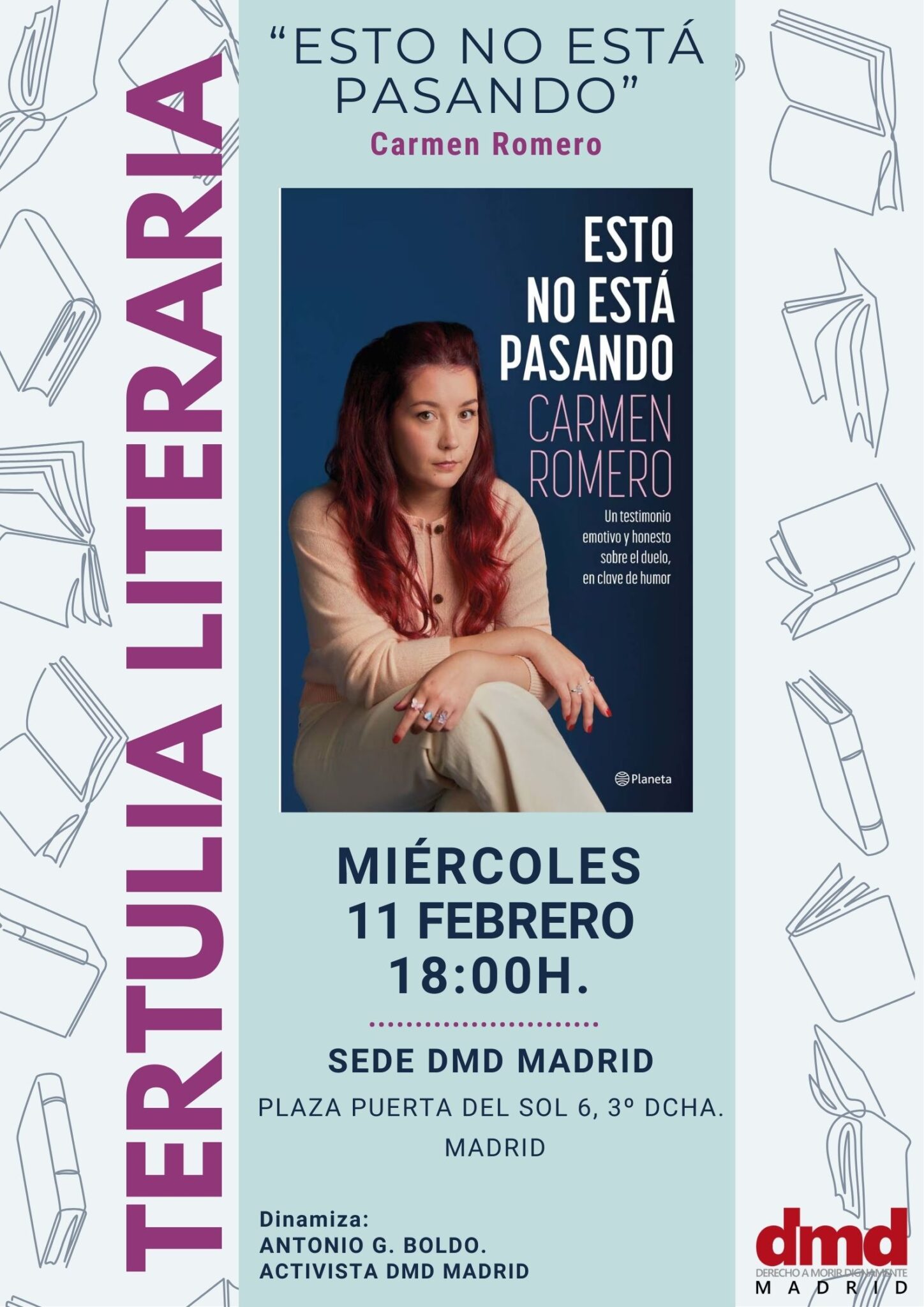 Tertulia literaria: Esto no está pasando (Carmen Romero_2024) | Derecho ...